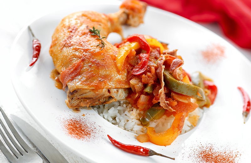 Poulet basquaise - Recette